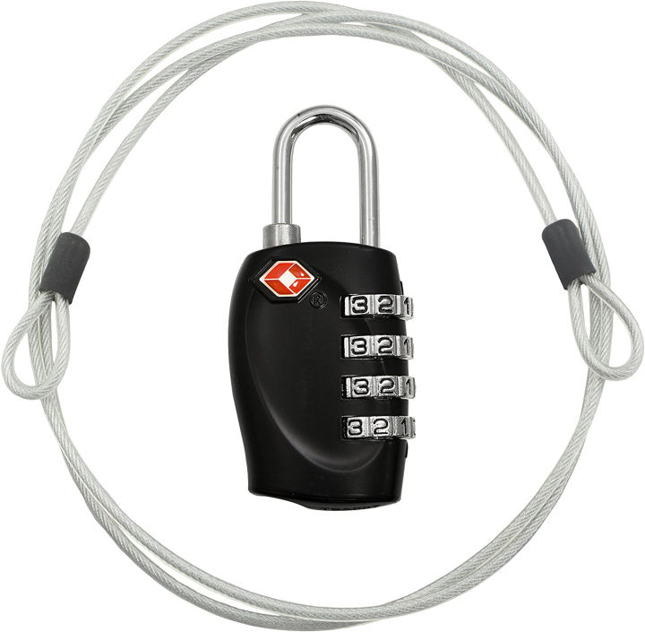 TSA Approved All Metal International Travel Luggage 4 Digit Resettable ...