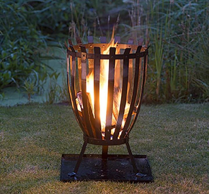 Outdoor heating stove bonfire party brazier cast iron brazier firewood ...