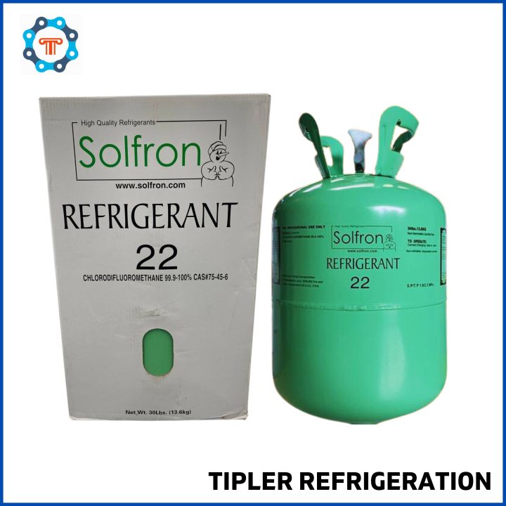 SOLFRON Refrigerant R22 ORIGINAL FREON 13.6kg SEALED | Lazada PH