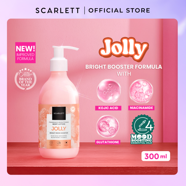 Scarlett Whitening New! Fragrance Brightening Body Lotion Bright Mood ...