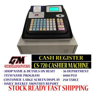 GEOMASTER CASHIER MACHINE , CASH REGISTER - FULL SETTING | Lazada