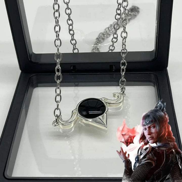 Game Baldur's Gate 3 Shadowheart Headdress Cosplay Alloy Pendant Choker ...