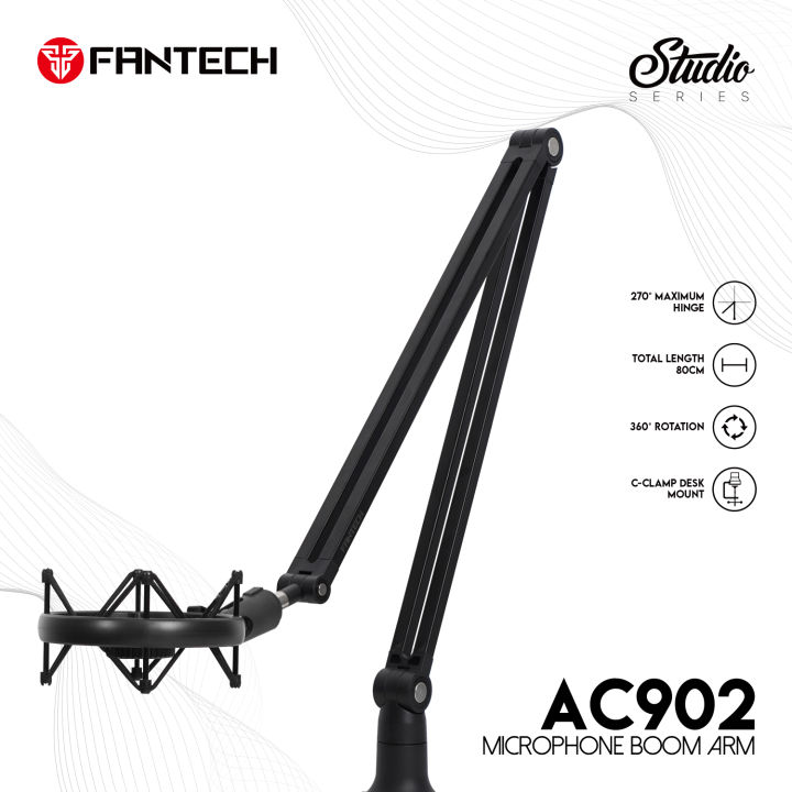 FANTECH AC902 mcx01 mcx02 MICROPHONE BOOM ARM MICROPHONE STAND | Lazada PH