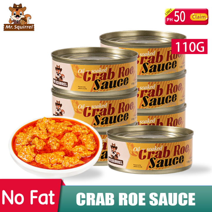 Mr.Squirrel Crab Paste Aligue Instant Food Ready to Eat Crab Roe Sauce ...