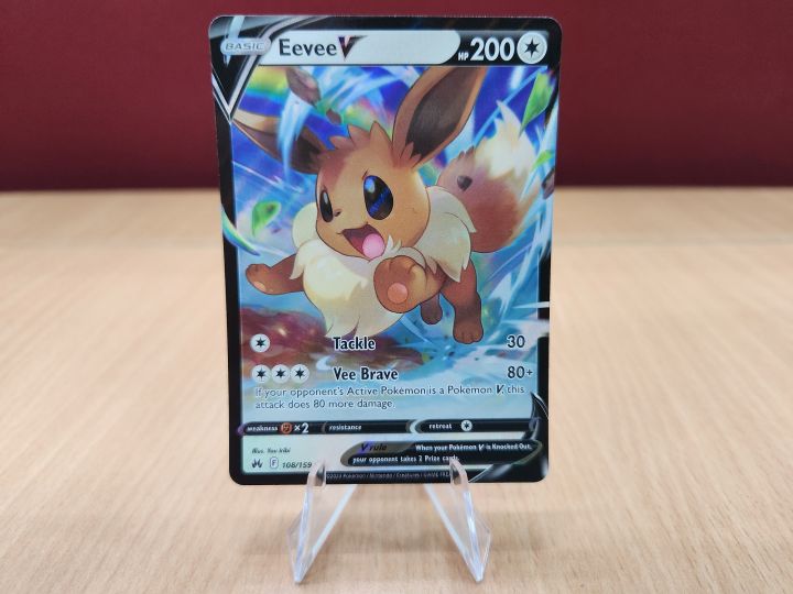 Eevee V - 108/159 - Sword and Shield - Pokemon Card Singles | Lazada PH