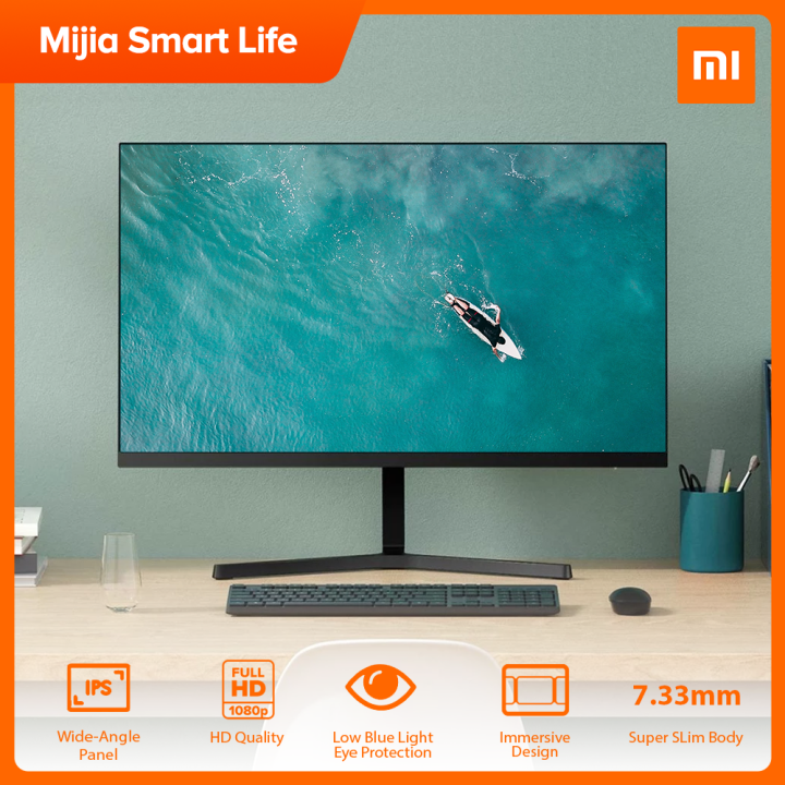 XIAOMI Mi 23.8" Desktop Monitor 1C 1080P Ultra Slim Low Blue Light ...