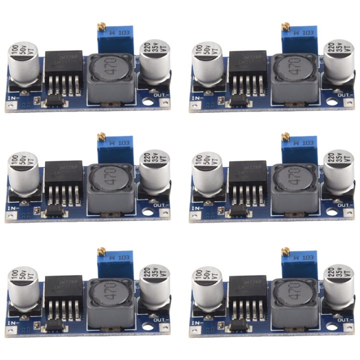 6 Pack DC to DC Buck Converter 3.0-40V to 1.5-35V Power Supply Module ...