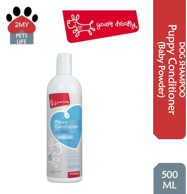 Yours Droolly Puppy Conditioner Baby Powder 500ml | Lazada