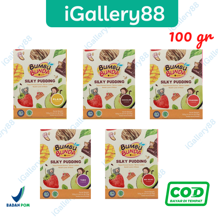 Bumbu Bunda Elia Silky Pudding Anak / Snack MPASI / Silky Puding ...