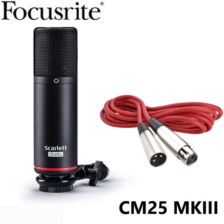 Focusrite Scarlett Studio Scarlett CM25หูฟัง MkIII แบบปิดคอนเดนเซอร์ ...