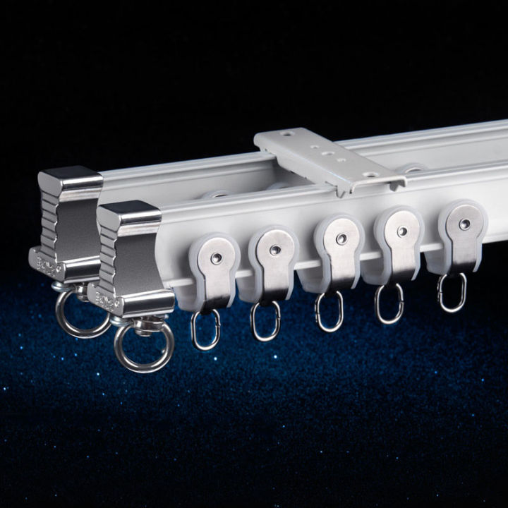 Heavy-Duty Flexible Track for Bay Window Aluminum Alloy Silent Curtain ...