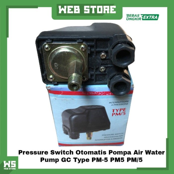 Pressure Switch Otomatis Pompa Air Water Pump GC Type PM-5 PM5 PM/5 ...