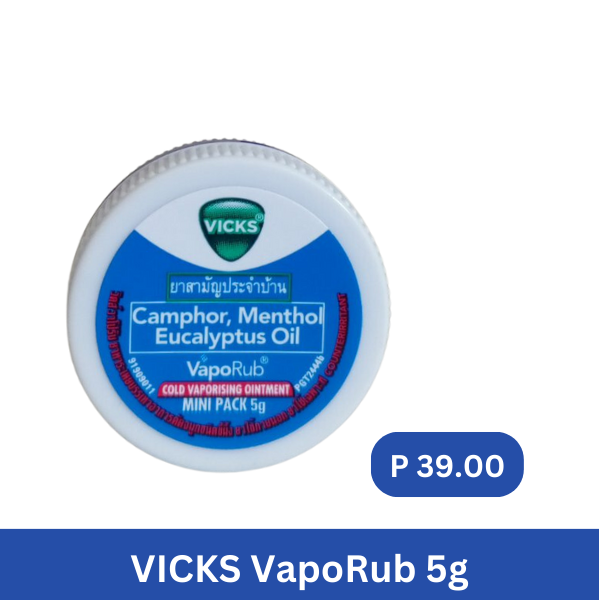 VICKS VapoRub (Eucalyptus Oil) 5G | Lazada