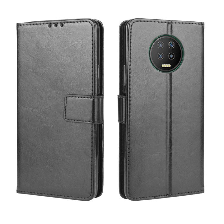 ดีไซน์ใหม่เคสแบบฝาพับสำหรับผู้ชาย Infinix Note 7เคสเคสฝาพับหนังกระเป๋า ...