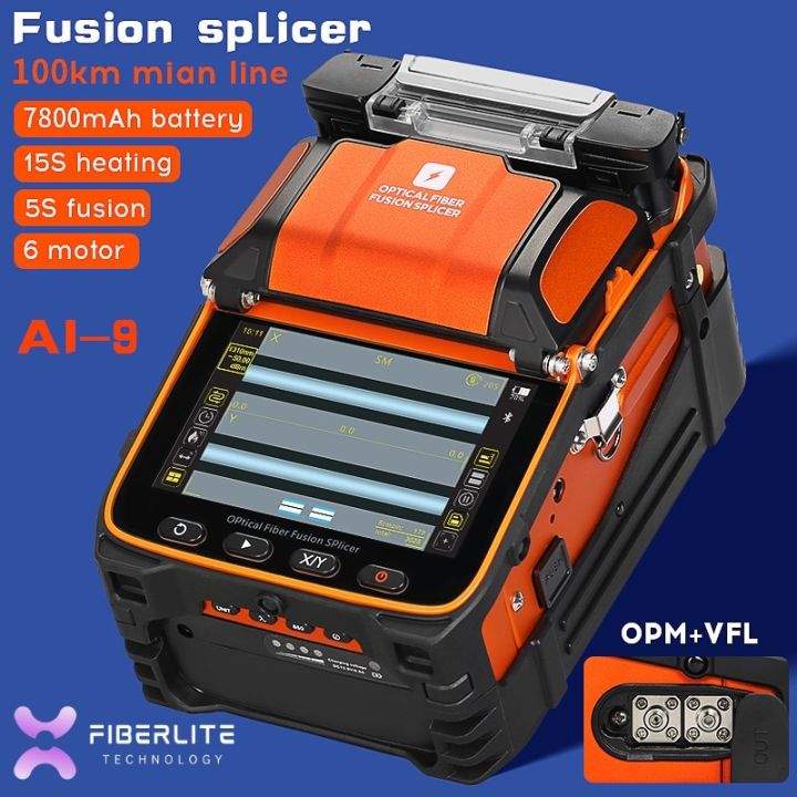 Fusion Splicer AI-9 SignalFire AI9 Signal Fire Fiber Optic 6 Motors ...