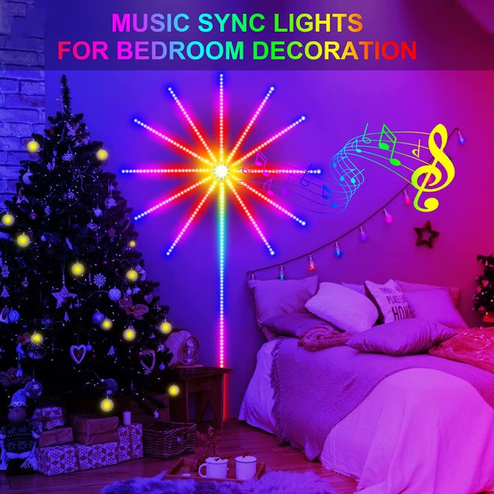 Christmas Lights 5050 RGB Smart Flexible Pixel Led Firework Lights ...