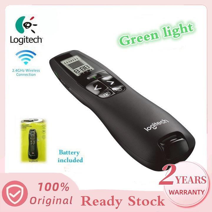 Original Logitech R800 Wireless Presenter With Laser Pointer Green | Lazada