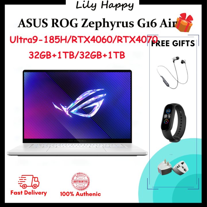 ASUS ROG Zephyrus G16 Gaming Laptop/ROG Zephyrus G16 Air Gaming Laptop ...