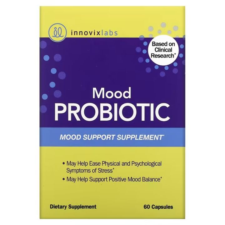 Gut-Brain Connection, Mood Probiotic, Mood Support Supplement, 60 ...