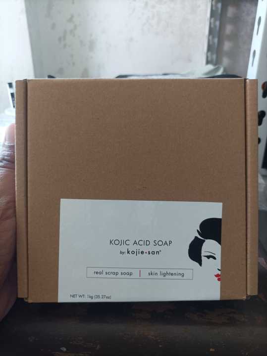 [JLJBEAUTY] Original Scrap Kojic Soap Box 1kg Hotel Pre-Cut New Direct ...
