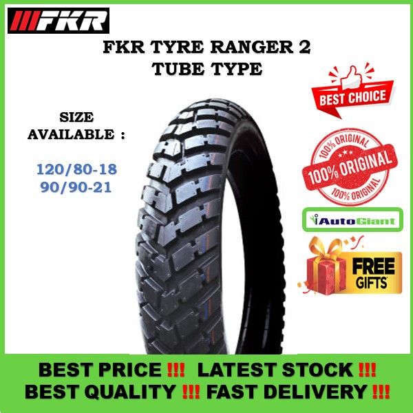 TAYAR FKR OFF ROAD & TRAIL RANGER 2 *MOTORCROSS* 90/90-21, 120/80-18 ...