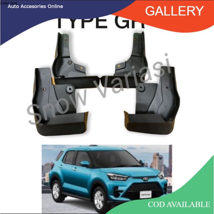 Mud Guard Karpet Lumpur Toyota Raize Daihatsu Rocky 2021 2022 TYPE GR E ...