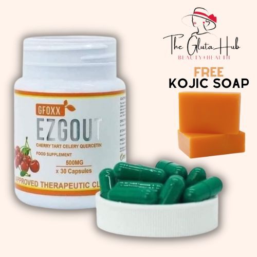 GFOXX Ezgout 30 Capsules New Product (Supplement for Gout Pain) FDA ...