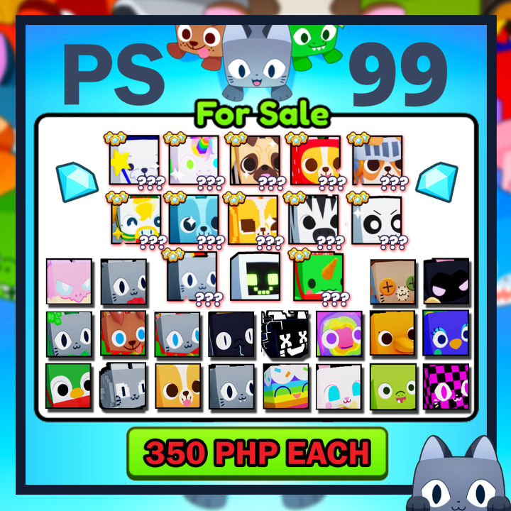 Pet Simulator 99 New Game Huges PS99 Roblox Game Cards COD Available ...