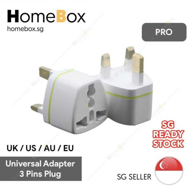 [Homebox] 🇸🇬 UK 3 Pin Plug Universal Adapter Travel Adapter PRO ...