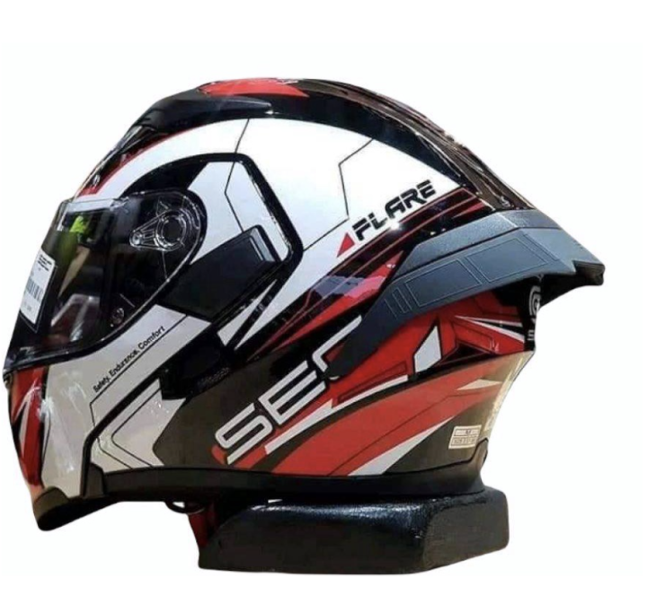 SEC Windstorm V2 Flare Full-Face Modular Helmet (FREE SMOKE SPOILER ...
