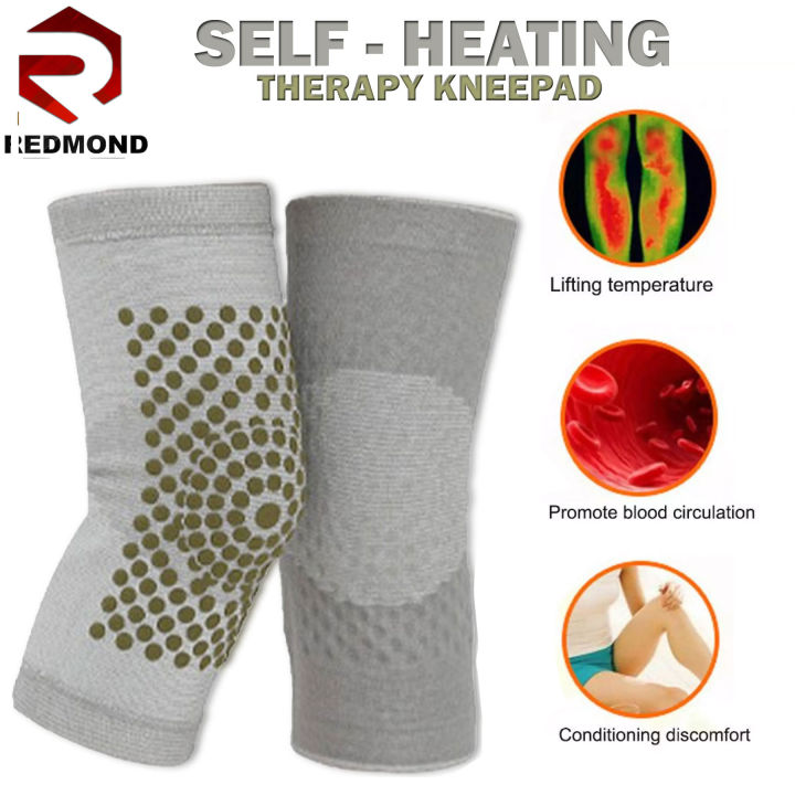 Redmond 1 Pair Self Heating Kneepad Magnetic Therapy Knee Support Belt ...