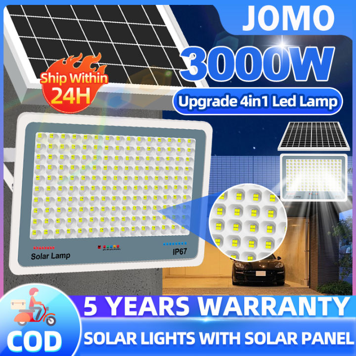 JOMO Solar Street Light With Solar Panel Outdoor Lighting High ...