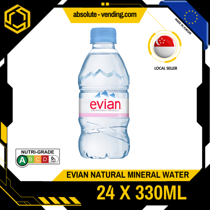 EVIAN Mineral Water 330ML X 24 (BOTTLE) | Lazada Singapore