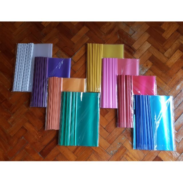 [ PER 12 PIECES ] Plastic Sliding Folder A4/ Long 12pcs | Lazada PH