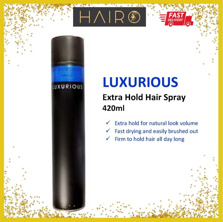 Luxurious Extra Hold Hair Spray 420ml - (mfg 12/2022 / exp 12/2026) | Lazada