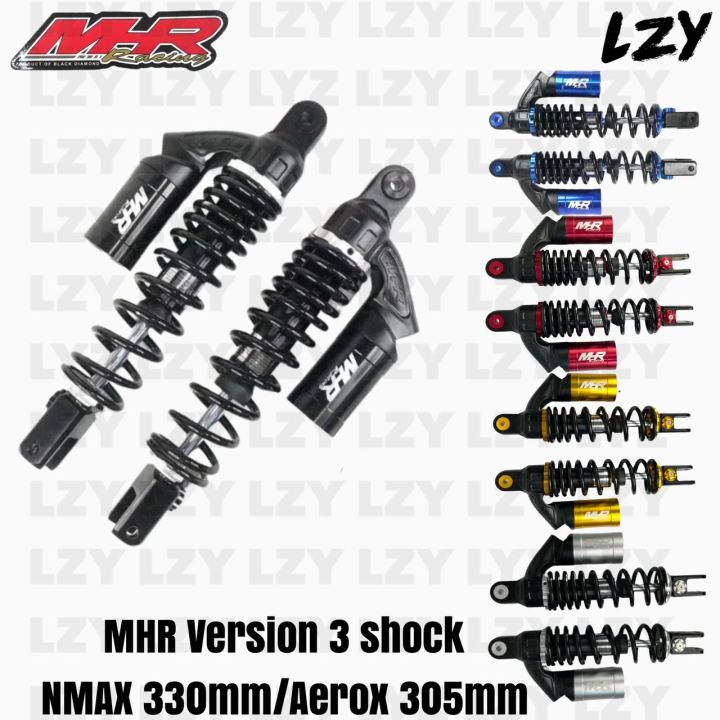 MHR Version 3 Shock Absorber Suspension for Nmax Aerox Universal 330mm ...