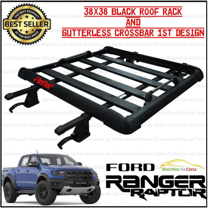 Ford Ranger Raptor / Ford Raptor AERORACK Roof Basket Roof Rack 38x38 ...