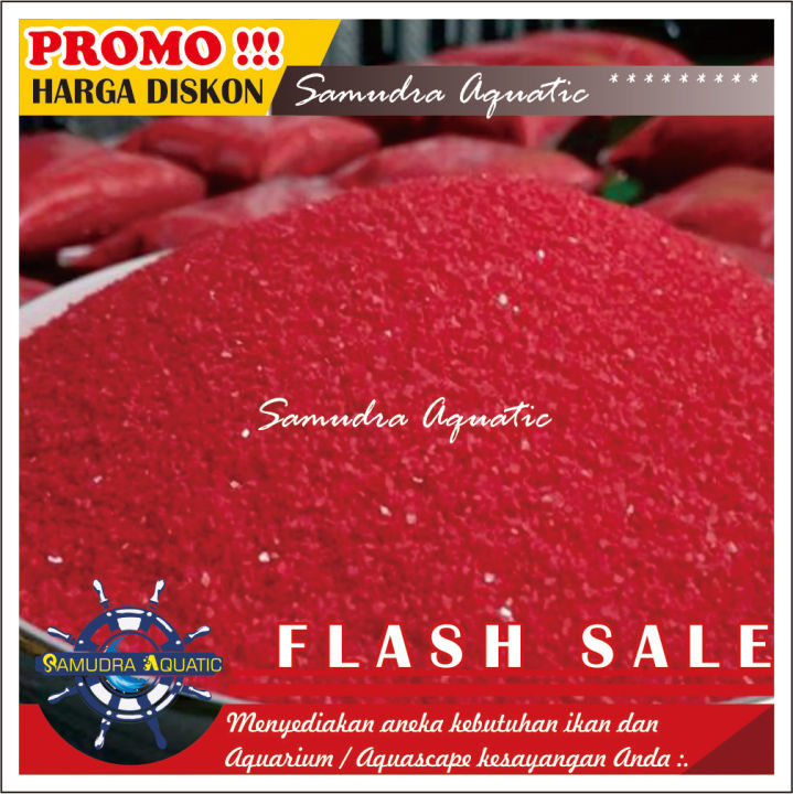 Pasir Silika MERAH 500gr / Pasir MERAH / Pasir Silica MERAH / Pasir ...