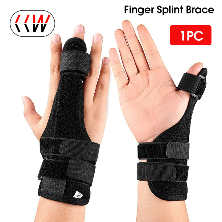 CCW 1PCS Adjustable Trigger Finger Splint Support Brace Fixing Strap ...