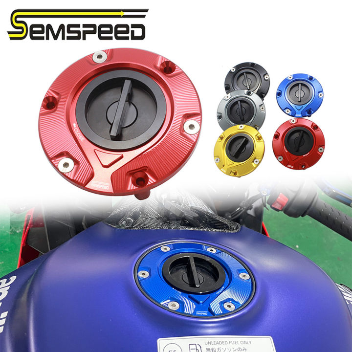 SEMSPEED Motorcycle Fuel Gas Tank Cover Oil Cap For Aprilia RS660 RS ...