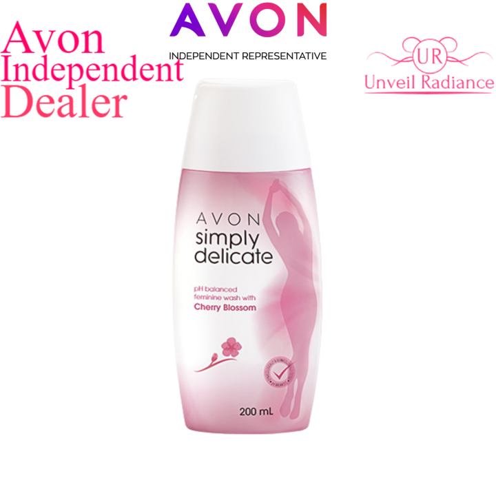 Simply Delicate 200ml Cherry Blossom pH-Balanced Feminine Wash by Avon ...
