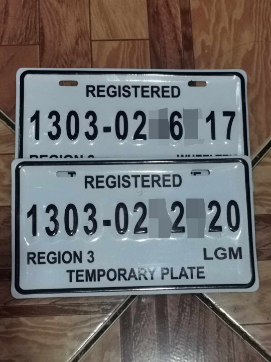 customize TEMPORARY NEW size motorcycle plate / registered temporary ...