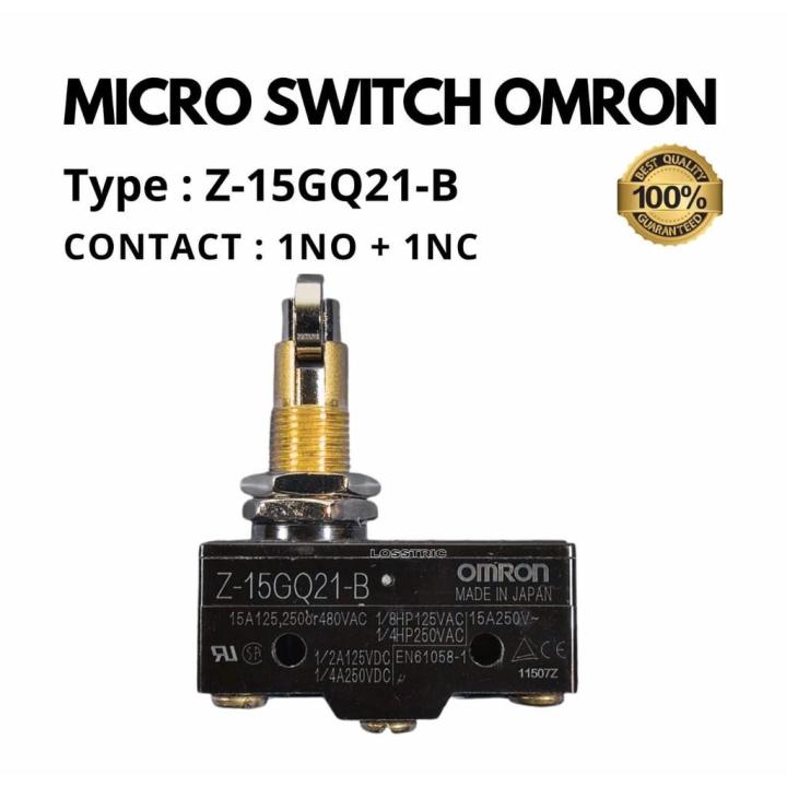 MICRO SWITCH LIMIT SWITCH Z-15GQ21-B OMRON | Lazada Indonesia