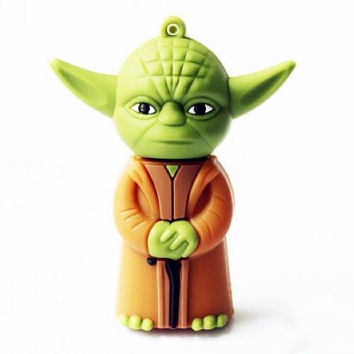 แฟลชไดรฟ์ Yoda 1GB 8GB 16GB 32GB 64GB 128GB 1TB การ์ตูนหน่วยความจำติด ...