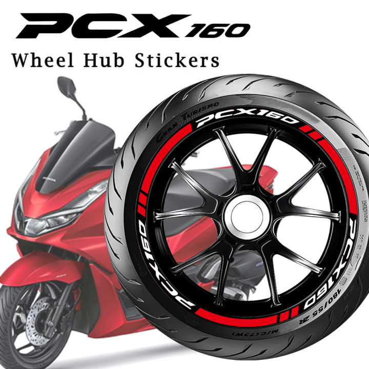 For Honda PCX 160 Pcx160 14'' Motorcycle Wheel Hub Sticker Decal ...