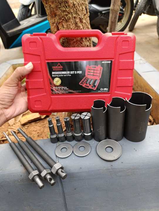 AMTECH VT305224-B TREKER BEARING PULLER SET 5 PCS / ALAT PEMBUKA ...