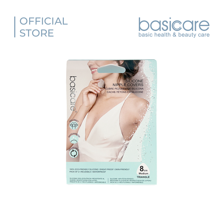 BASICARE Silicone Nipple Covers Medium Triangle 8CM | Lazada PH