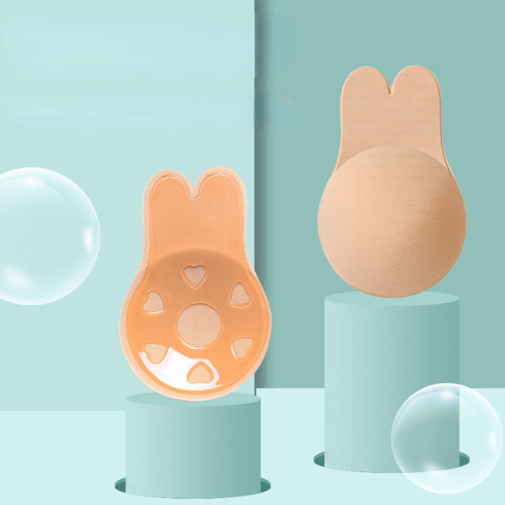 Reusable Rabbits Ear Cover Lift Breast Patch Self-adhesive of Silicone ...