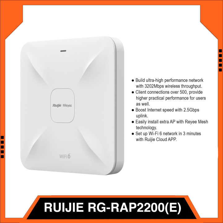 RG-RAP2200(E) Reyee Wi-Fi 5 1267Mbps Ceiling Access Point | Lazada PH RG-RAP2200(E) Reyee Wi-Fi 5 1267Mbps Ceiling Access Point | Lazada PH