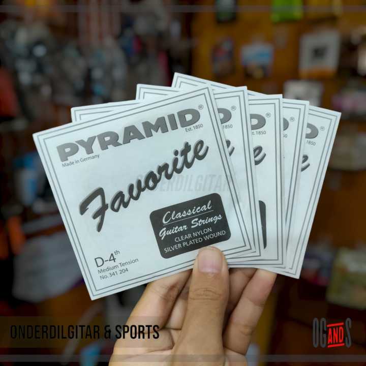 Senar Gitar Klasik Nilon Satuan Medium Tension Original Pyramid ...